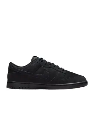 Nike Dunk Low Retro Lace-up Fastening Sneakers - Black