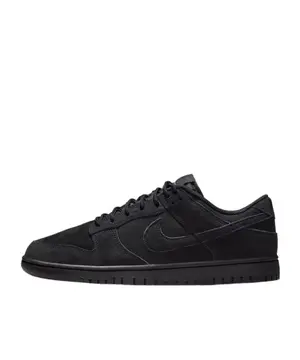 Nike Dunk Low Retro Lace-up Fastening Sneakers - Black