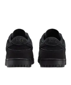 Nike Dunk Low Retro Lace-up Fastening Sneakers - Black