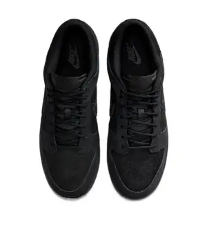 Nike Dunk Low Retro Lace-up Fastening Sneakers - Black