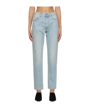 LOULOU STUDIO Tapered Jeans With Faded Finish