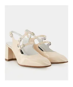 CAREL High-heeled Sandals With Adjustable Buckles - Nude