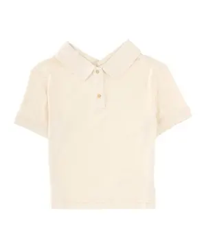 Khaite Jasna Short-sleeved Polo Shirt