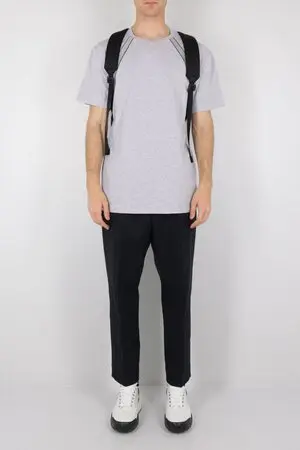Alexander McQueen Logo Tape Crewneck T-shirt