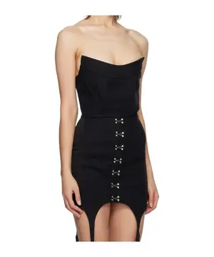 DION LEE Off-shoulder Bustier With Satin Lining