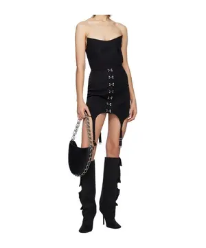 DION LEE Off-shoulder Bustier With Satin Lining