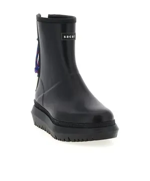 Sacai Zip-detailed Ankle Boots