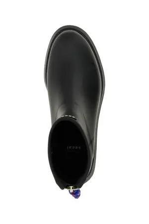 Sacai Zip-detailed Ankle Boots