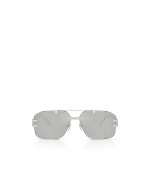 Versace Pilot Frame Sunglasses - Gray