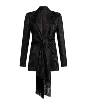 Etro Jacquard Jacket With Tassel Detail