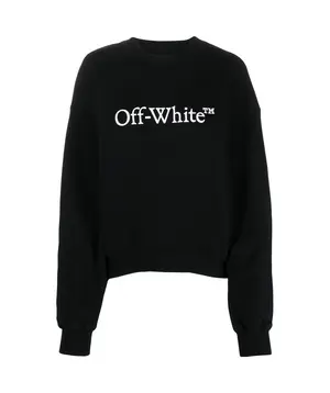 Off-White Crewneck Drop Shoulder Sweatshirt