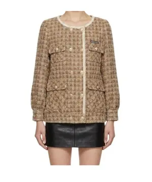 Marissa Chiara Plaid Casual Jacket