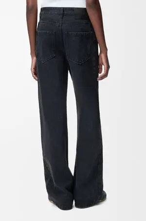 Loewe Anagram Baggy Jeans - Black