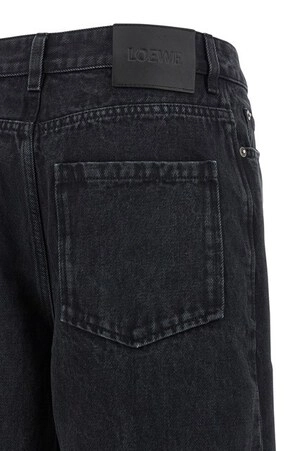 Loewe Anagram Baggy Jeans - Black