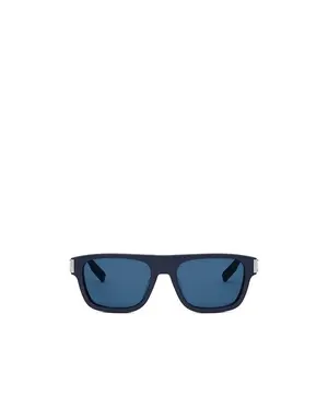 Dior Full Frame Sunglasses With Logo Detail - Blue