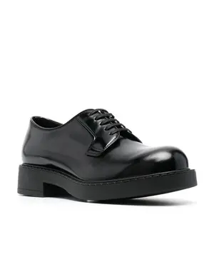 Prada Polished Finish Derby Shoes