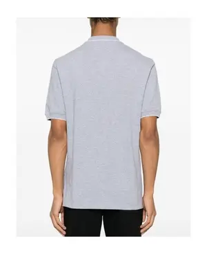 Brunello Cucinelli Logo-embroidered Short-sleeved Polo Shirt - Grey