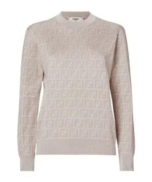 Fendi Ff Motif Knitted Sweater - No