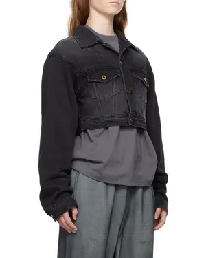 We11Done Long-sleeved Denim Trucker Jacket