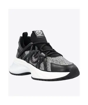 Pinko Embellished Ariel Lace-up Sneakers