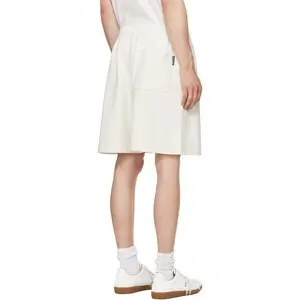 Palm Angels Logo Cotton Shorts