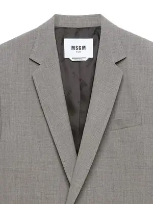MSGM Double Breasted Tailored Blazer