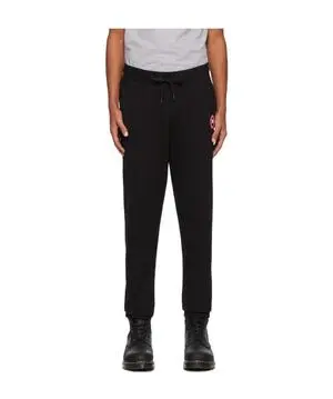 Canada Goose Logo Patch Drawstring Track Pants - Black