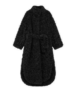 THE FRANKIE SHOP Long-sleeved Belted Coat