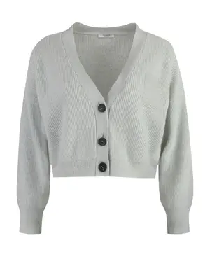 Peserico Wool Blend Knit Cardigan