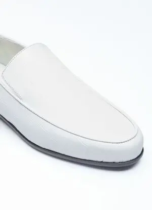 TOTEME Almond Toe Slip-on Loafers