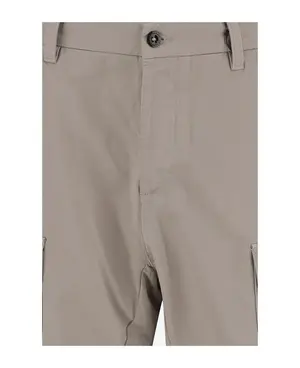 C.P. COMPANY Logo Plaque Cargo Trousers - Nude