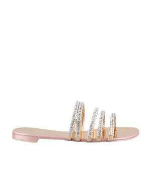Women's Crystal Flat Sandals