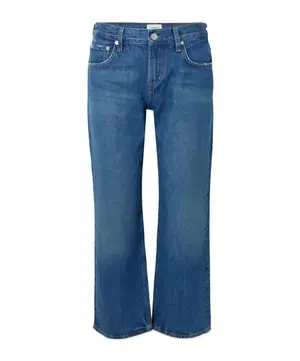 Citizens Of Humanity Faye Cropped Mid-rise Straight-leg Jeans - Blue