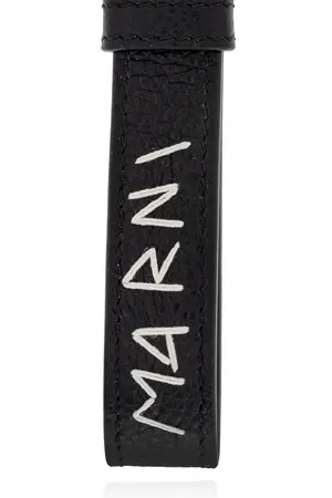Marni Logo Embroidered Keyring
