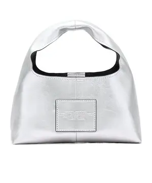 Marc Jacobs Metallic Mini Sack Bag - White