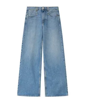 Isabel Marant Étoile Isabel Marant Lemony Wide-Leg Jeans No