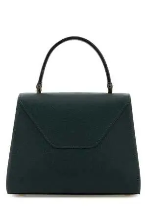 VALEXTRA Flap Handbag - Black