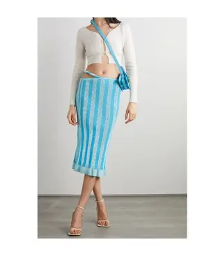 Jacquemus Gradient Stripe Skirt