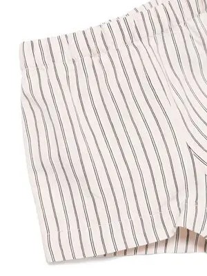 IL GUFO Striped Crewneck Short Set