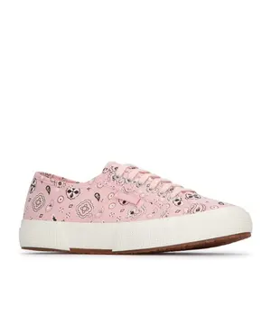Superga 2750 Printed Lace-up Sneakers - Pink