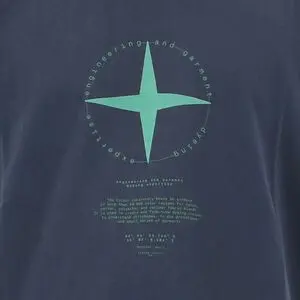 Stone Island Logo Printed Crewneck T-shirt
