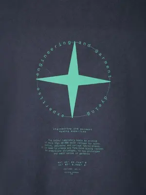 Stone Island Logo Printed Crewneck T-shirt