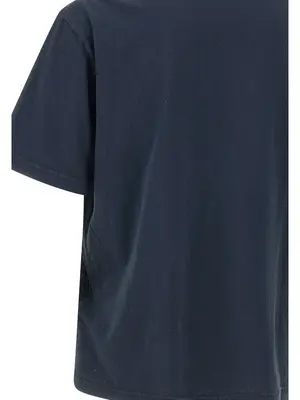 Stone Island Logo Printed Crewneck T-shirt