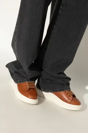 Alexander McQueen Oversized Lace-up Sneakers - Brown
