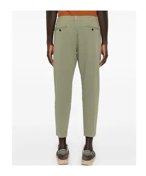 DONDUP Pleated Trousers - Green
