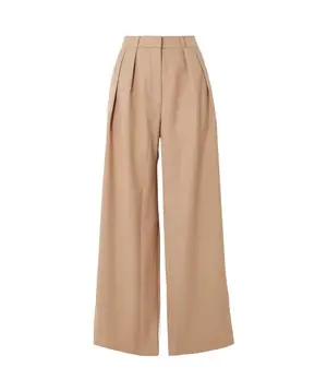 THE FRANKIE SHOP Tansy Pleated Wide-leg Trousers