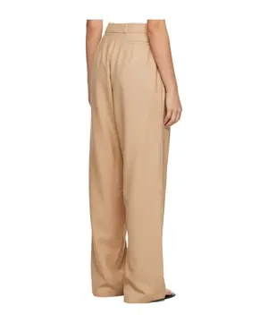THE FRANKIE SHOP Tansy Pleated Wide-leg Trousers