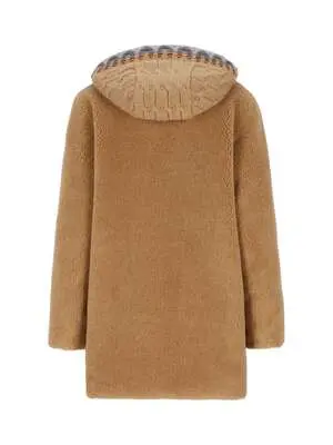 Loro Piana Long Hooded Wool Coat