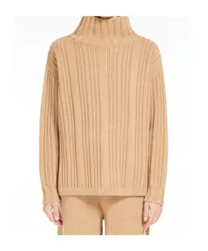 Max Mara Vitalba Turtleneck Jumper - Camel