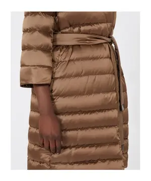 Max Mara Novef Quilted Down Coat - Brown